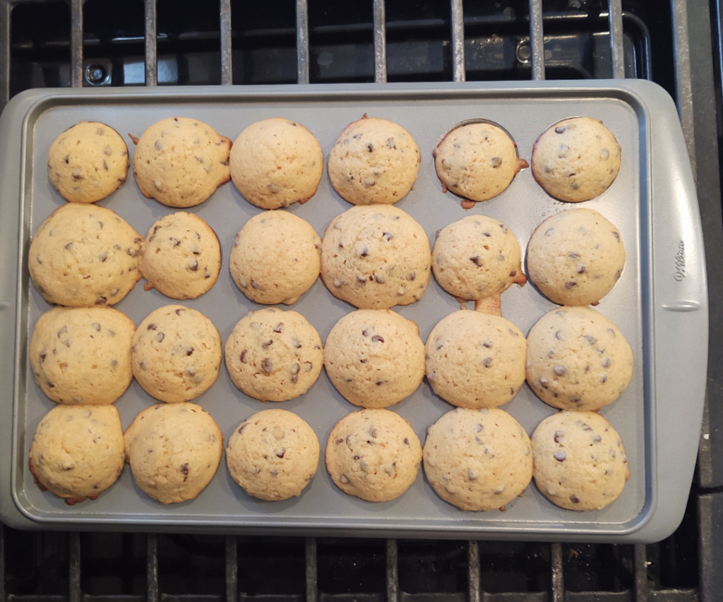 Mini Chocolate Chip Muffins - Hawkinson Homestead