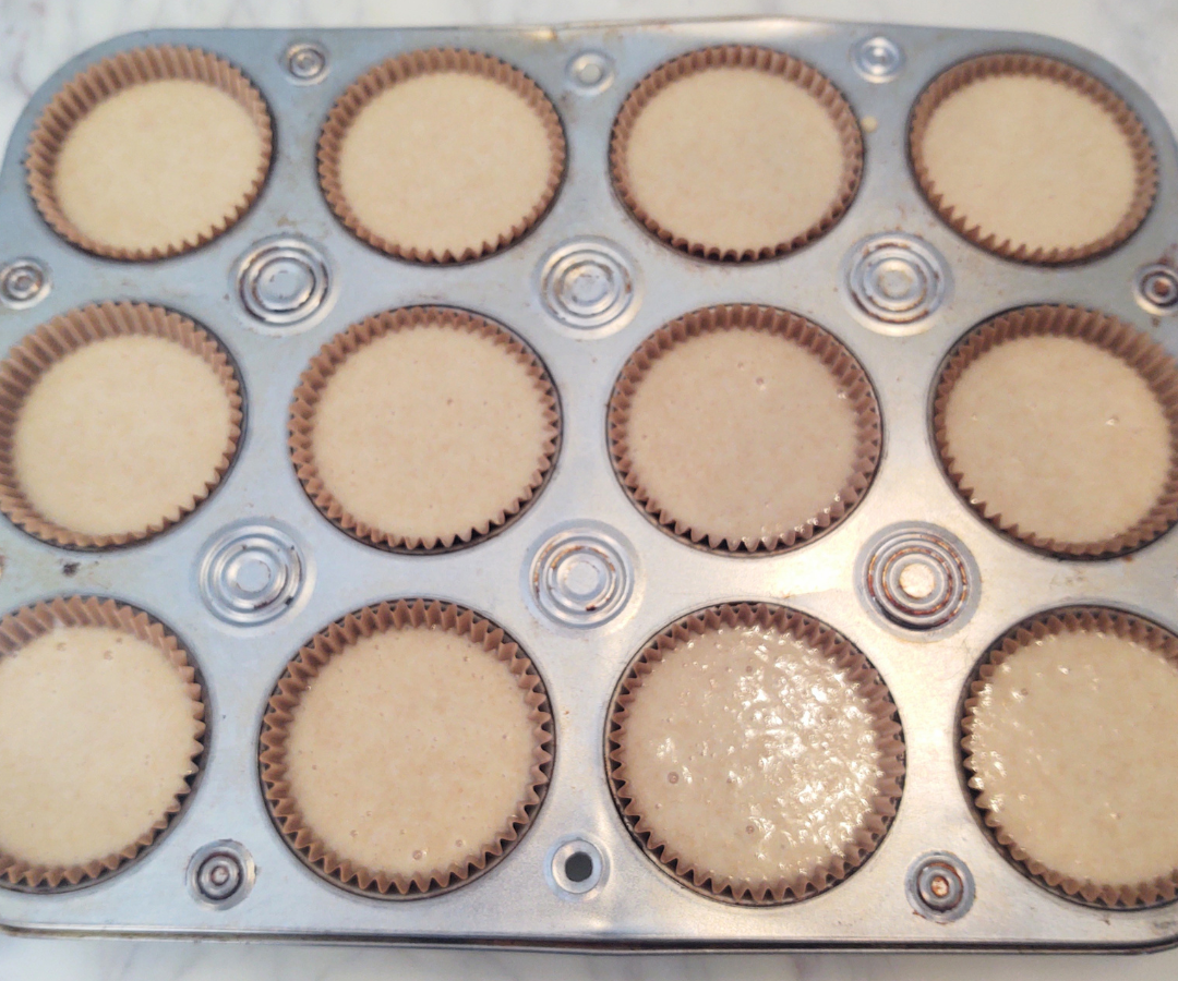 Blueberry Muffins made with soft white wheat - Hawkinson Homestead